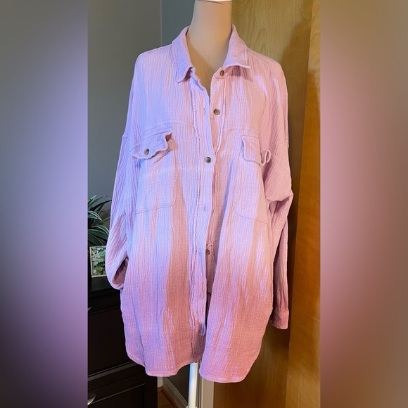 white birch | Tops | Purple Ombr Shacket | Poshmark